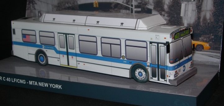 New Flyer C30 - MARTA Paper craft - Paperdiorama - Donwload Free Paper ...