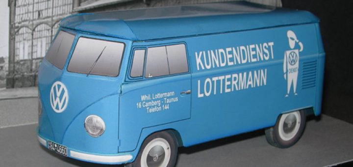 Paul's VW Paper Model - Paperdiorama - Donwload Free Paper Model