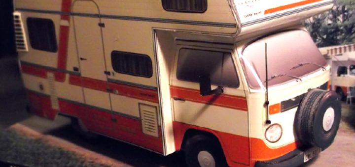 Vw T2 Danbury Camper Papercraft - Paperdiorama - Donwload Free Paper Model