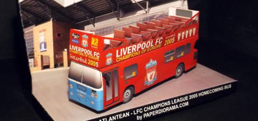 Liverpool Homecoming Bus FC Champions League 2005 - Paperdiorama ...