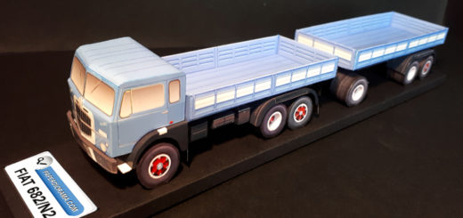 Fiat 682 N2 - 3 assi Viberti paper model (1/66 scale) - Paperdiorama ...